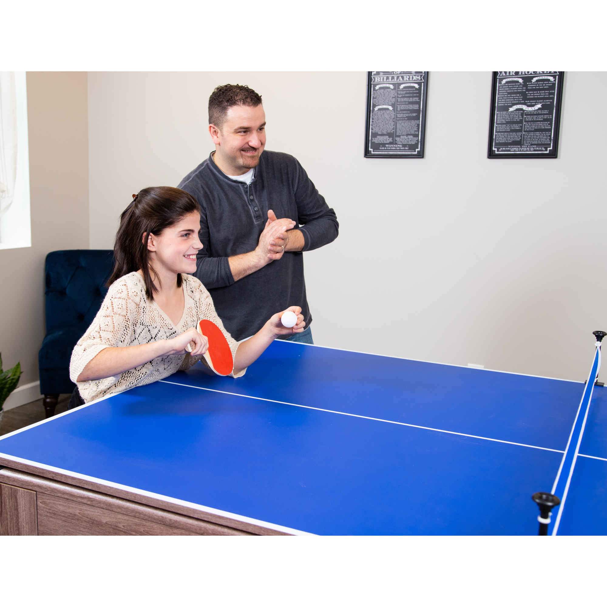 Buy Hathaway Driftwood 7ft Multi Game Table with Free Shipping – Gaming ...
