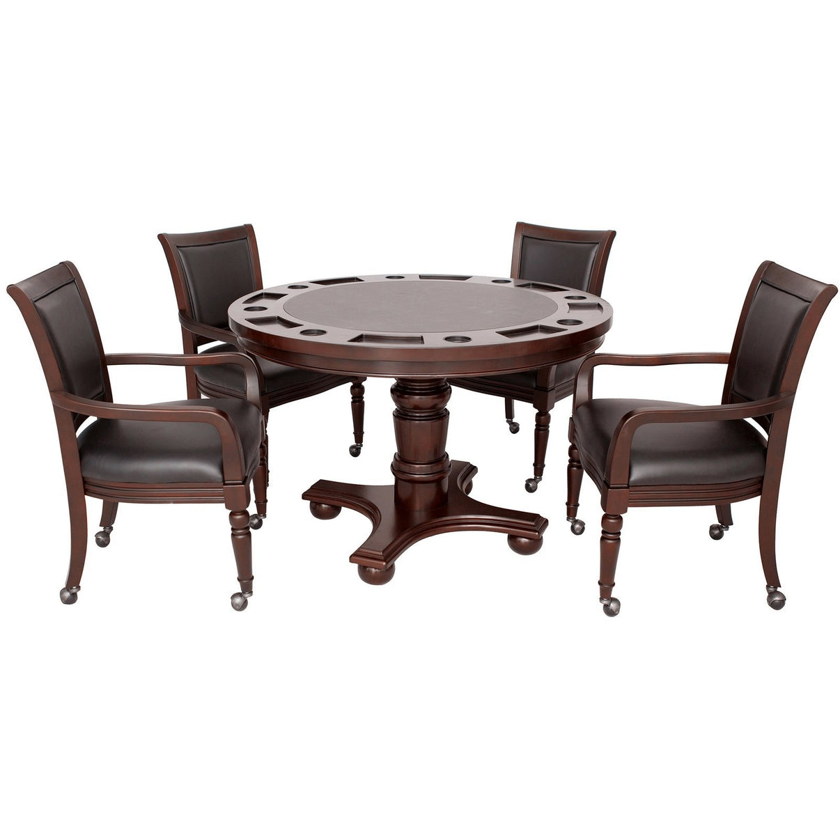 Buy Hathaway Bridgeport Walnut Dining Table with Free Shipping – Gaming ...