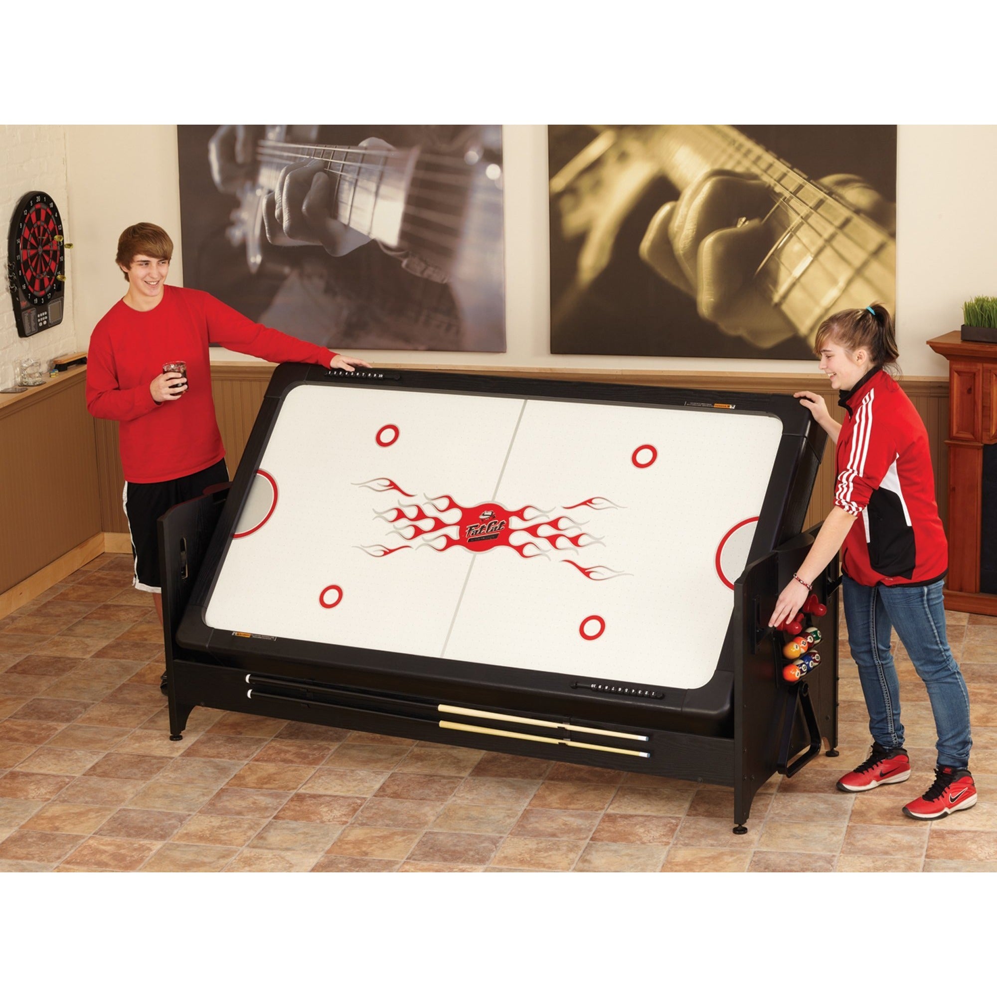 Buy Fat Cat Pockey 2 in 1 Multi-Game Table with Free Shipping – Gaming ...