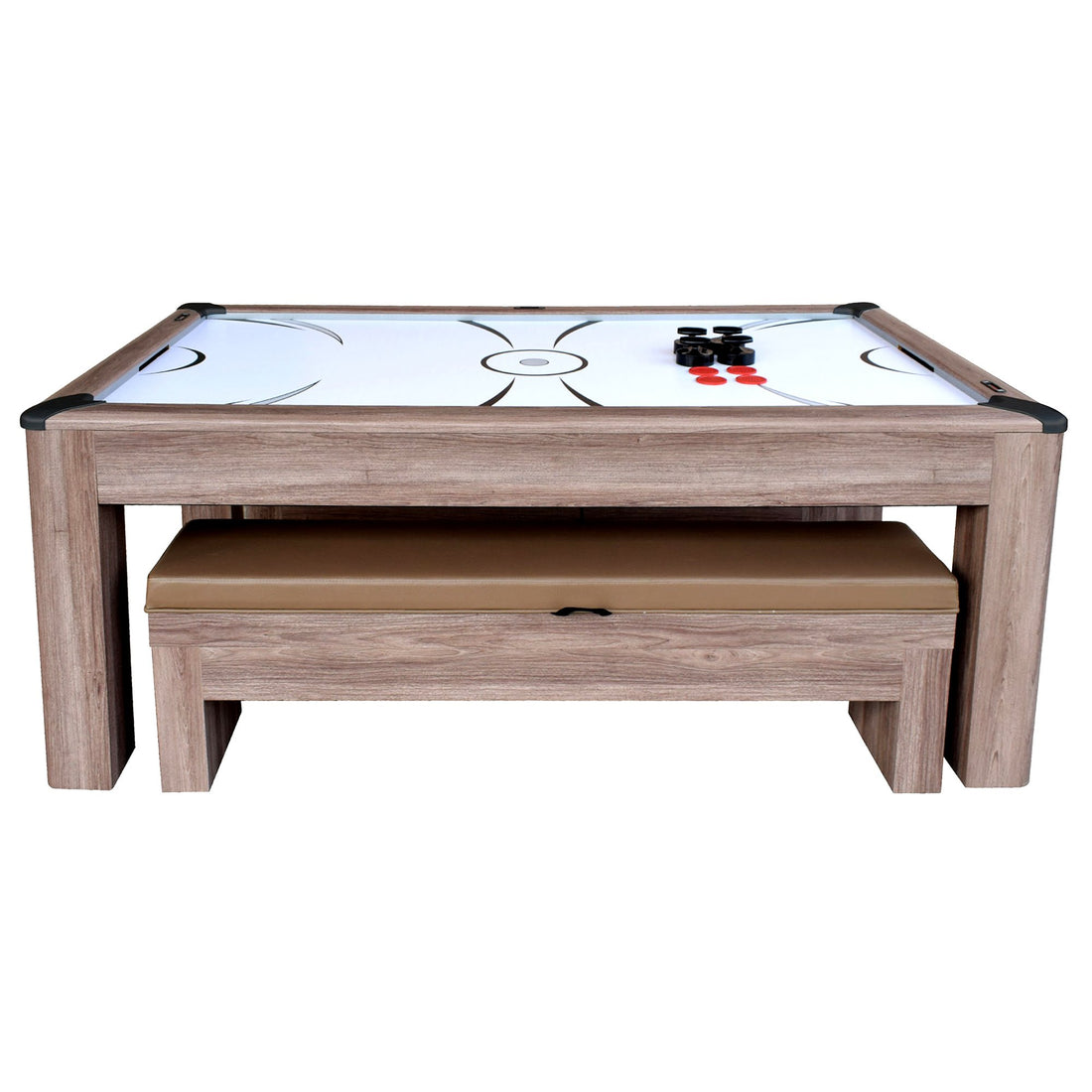 Buy Hathaway Driftwood 7ft Multi Game Table with Free Shipping – Gaming ...