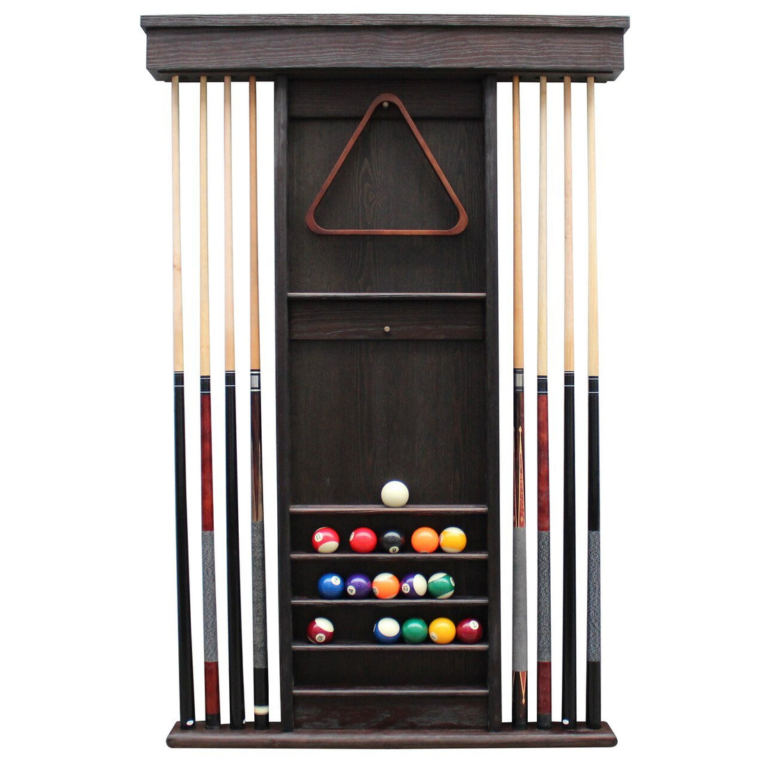Buy Playcraft Hardwood Billiard Wall Rack with Free Shipping – Gaming Blaze
