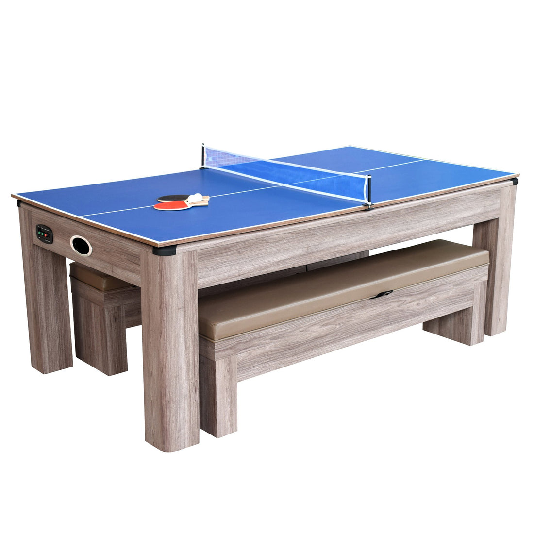 Buy Hathaway Driftwood 7ft Multi Game Table with Free Shipping – Gaming ...
